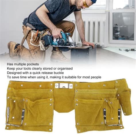 VINGVO Ceinture Porte Outils Avec Poches Multicompartiments DUO Cdiscount Bricolage