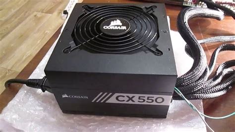 Блок питания Corsair CX 550W. Уровень шума ветилятора, и т.д. - YouTube