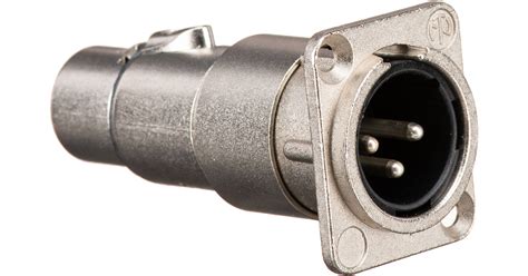 Neutrik NA3MDF XLR Male To Female Feedthrough Adapter NA3MDF B H