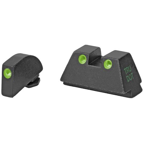 Meprolight Tru Dot Tritium Suppressor Sight For Glock Greengreen