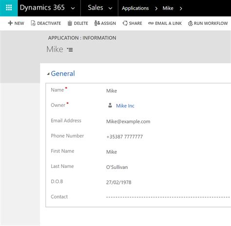 XRM Formula Match An Application With Its Contact Or Create A New Contact For It