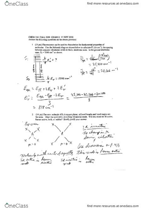chem 316 midterm exam 2 oneclass