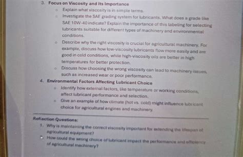 3 Focus On Viscosity And Its Importance StudyX