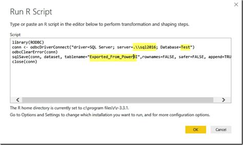 Exporting Power Bi Data To Sql Server