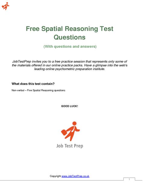 SOLUTION Free Spatial Reasoning Questions Answers Studypool