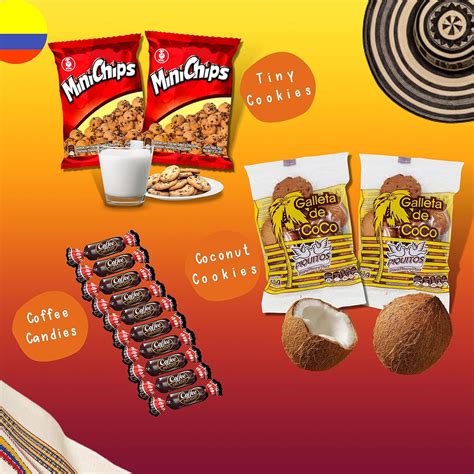 Caja de regalo variada de aperitivos colombianos tamaño jumbo de 20