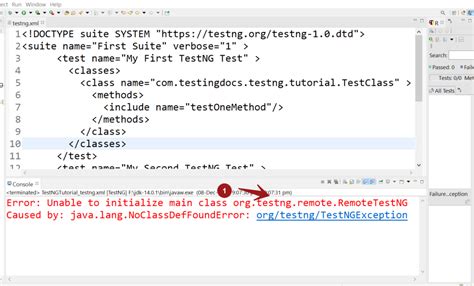 How To Fix The Error Unable To Initialize Main Class RemoteTestNG TestingDocs