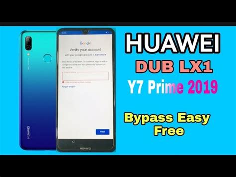 Frp Bypass Huawei Y7 Prime 2019 DUB LX1 Bypass Test Point Free Tools
