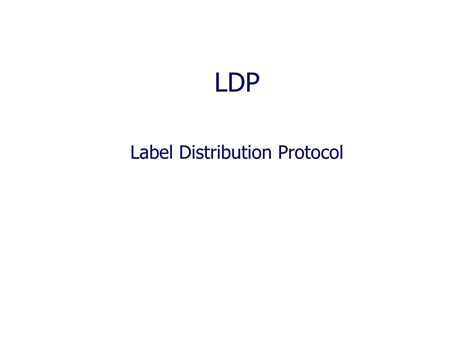 Ppt Ldp Powerpoint Presentation Free Download Id3329301