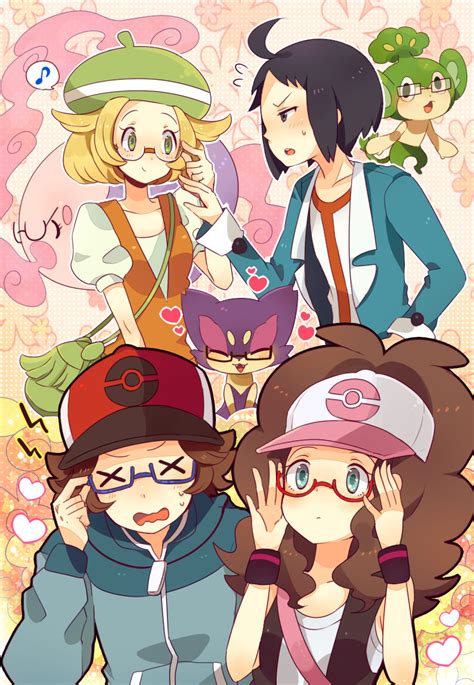 Hilda Hilbert Bianca Cheren Musharna And 2 More Pokemon And 2
