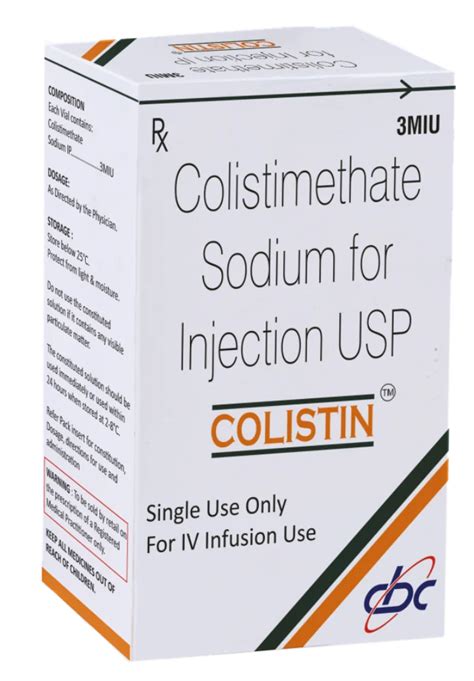 Colistin Colistimethate Sodium Injection Usp At ₹ 3499 Box