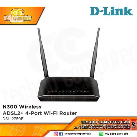 ROUTER D LINK DSL 2750E N300 Wireless ADSL Modem Router
