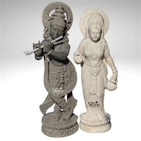 Radha Krishna Stone Statue 35ft Buy Best Idol The Stone Studio
