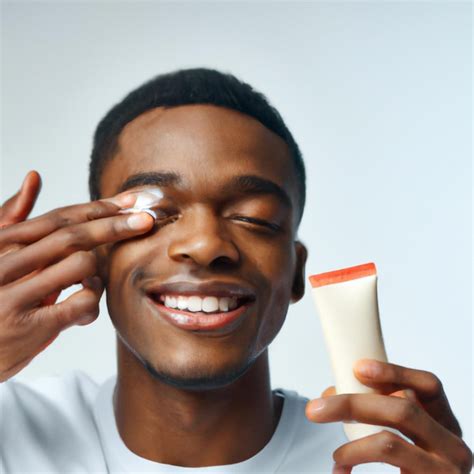 Premium Photo Beautiful Model Applying Cosmetic Cream Smear On Face