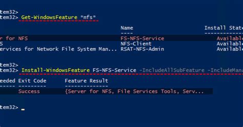 Microsoft Powershell Windows 2016 Install And Configure Nfs Server Vgeek Tales From Real It