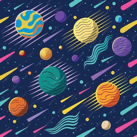 Premium Vector Motion Seamless Pattern Of Particles Moving Abstract Motion Background