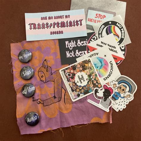 Non Binary Button Pin Pack Etsy