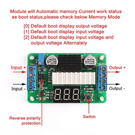 DC Boost Voltage Regulator DC 3 5V 30V To 3 5V 30V 6A 100W Adjustable Converter With Red LED