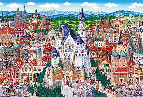 Amazon ビバリーbeverly【日本製】 ビバリー 1000マイクロピース ドイツ名所大集合 26×38㎝m81 622