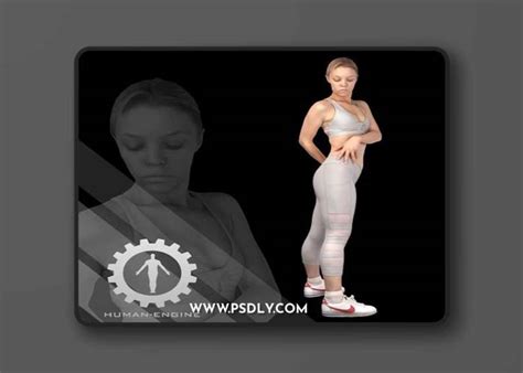 Female Scan Olga 92 Vr Ar Low Poly 3d Model