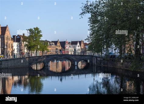 A General View Of Bruges Belgium On April 27 2020 Europes Tourism