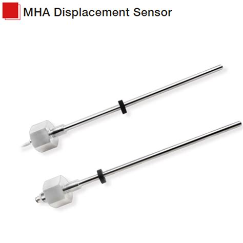 YUMO MHA Series Magnetostrictive Linear Position Sensors For Mobile Hydraulics Analog CAN Bus