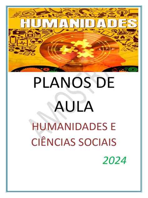 Planos De Aula Humanidades E Ciências Sociais 2024 Pdf
