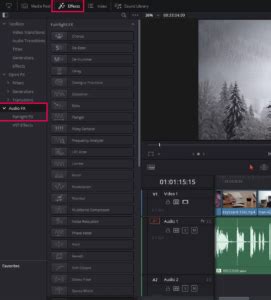 Adding Audio Effects In DaVinci Resolve A Step By Step Guide Edits