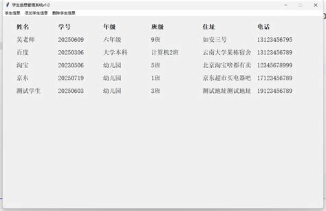 Pythongui之tkinter实现学生信息管理系统（pythontkintercsv读写操作）用tkinter做学生管理系统 Csdn博客