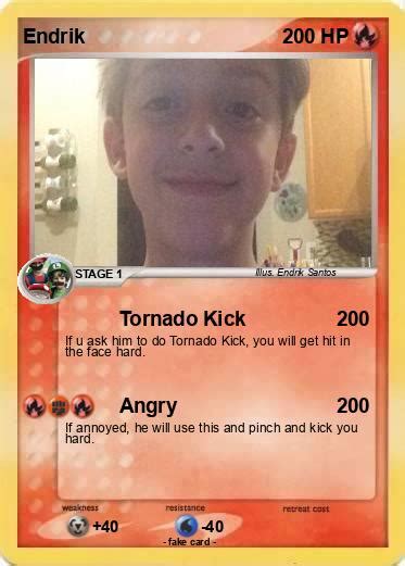 Pokémon Endrik 1 1 Tornado Kick My Pokemon Card