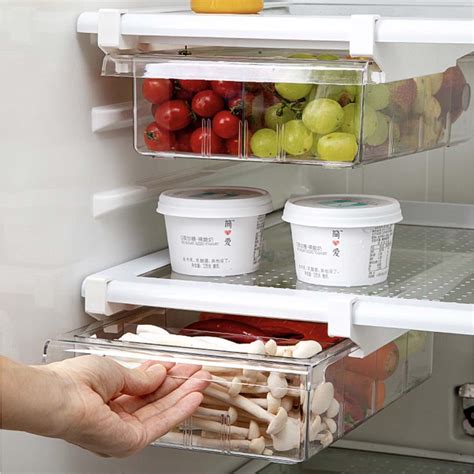 Klear Stackable Fridge Organizer Bins Container Storage Style Degree