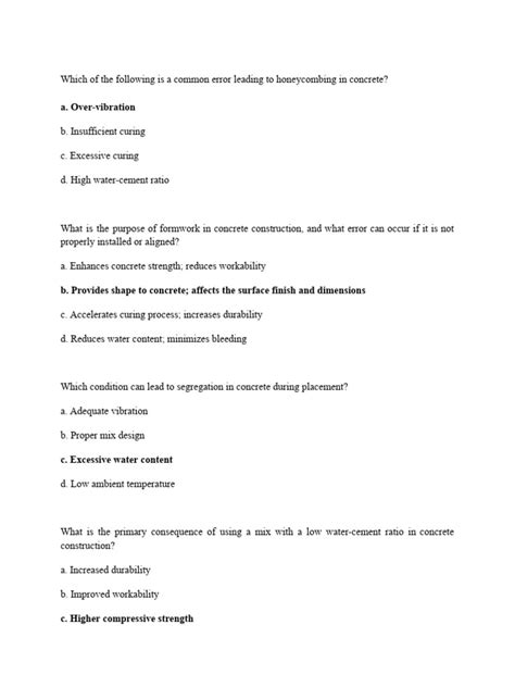Qc And Qa Module 4 Pdf Concrete Strength Of Materials