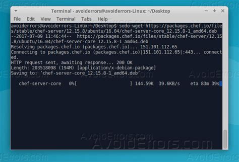 How To Install And Configure Chef Server On Ubuntu 1604 Avoiderrors