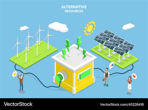 D Isometric Flat Conceptual Royalty Free Vector Image