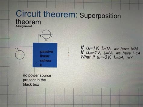 Solved Circuit Theorem Superposition Theorem Assignment If