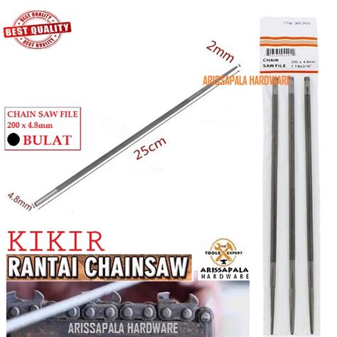 Jual Kikir Chain Saw Kikir Bulat Asah Rantai Senso Mesin Gergaji Potong