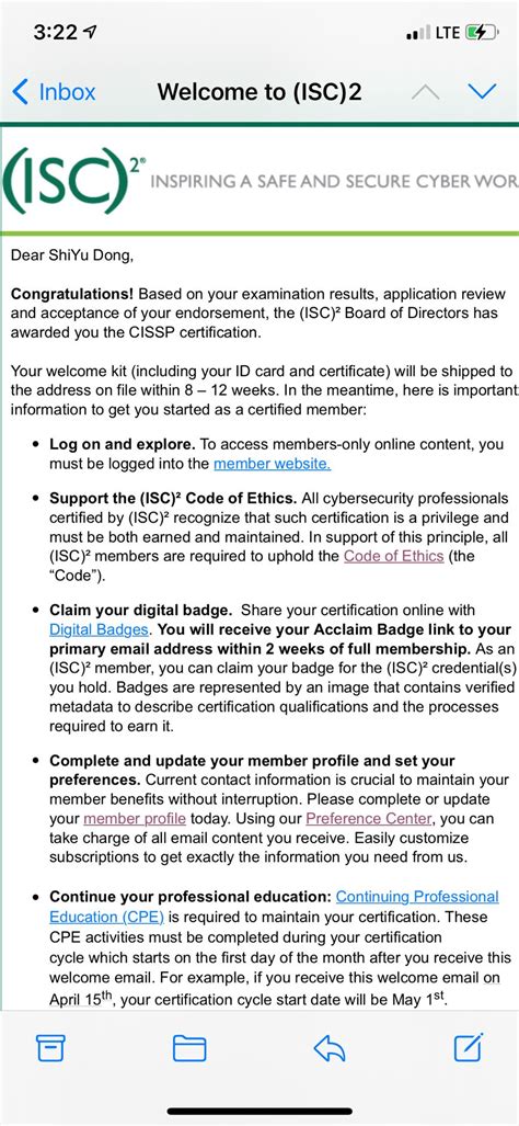 Dion Dong On Linkedin Endorsement Completed And Officially A Cissp 27 Comments