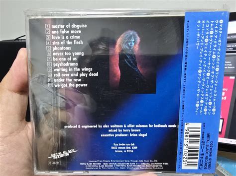 Lizzy Borden Master Of Disguise Cd Photo Metal Kingdom