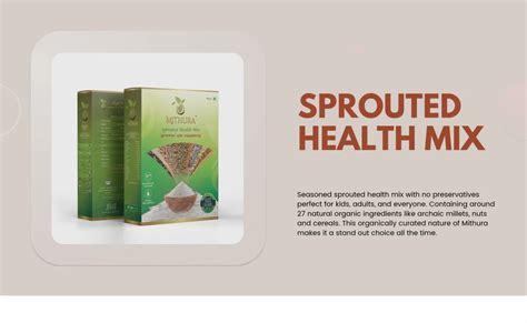 Mithura Sprouted Ragi Flour Nachni Atta 1 Kg At ₹ 75kg In Erode