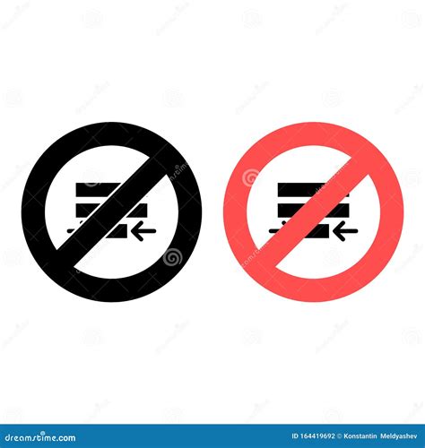 No Paragraph Text Icon Simple Glyph Flat Of Text Editor Ban