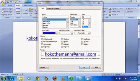 MICROSOFT WORD CHANGING THE COLOUR OF HYPERLINKS KOKOCOMPUTERS