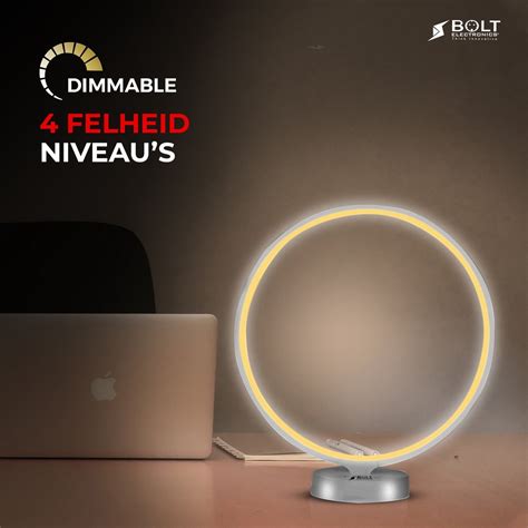 Bolt Electronics Tafellamp Moodlamp Zilverlichttherapielamp
