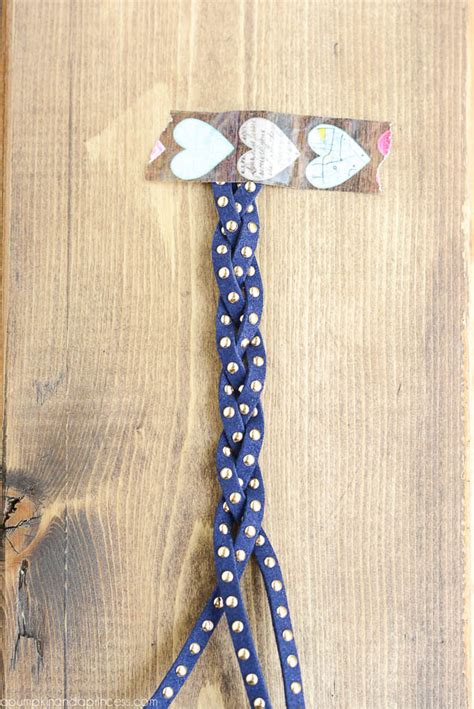 DIY Studded Braid Bracelets A Pumpkin And A Princess