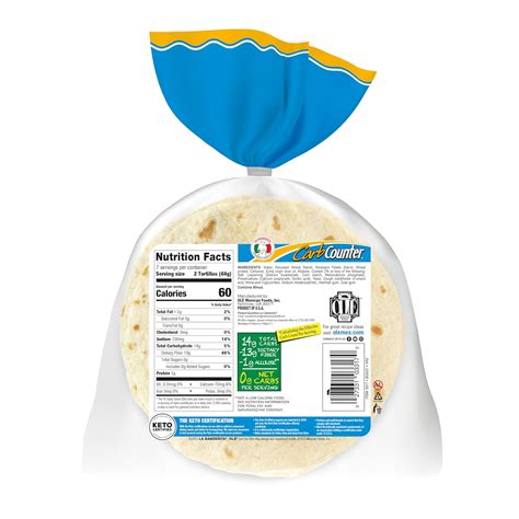La Banderita Carb Counter Street Taco Tortillas De Harina De Tamaño De