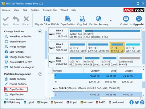 Copy Hidden Partitions With A Free Drive Cloning Software Minitool Partition Wizard Windows