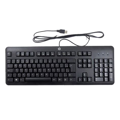 Hp Dell Lenovo Genuine Slim Usb Wired Keyboard With Arabic Solidhardware