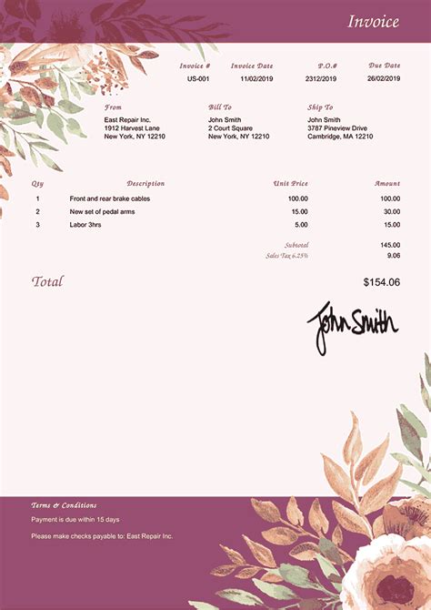 Invoice Templates Create Free Invoices In Seconds
