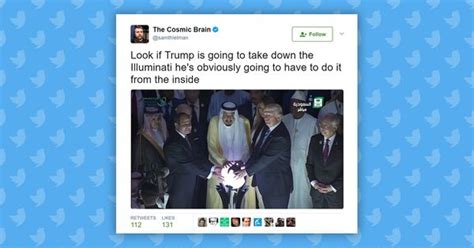 Trump Touches Glowing Orb In Saudi Arabia
