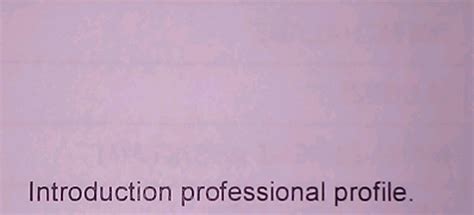 Introduction Professional Profile StudyX