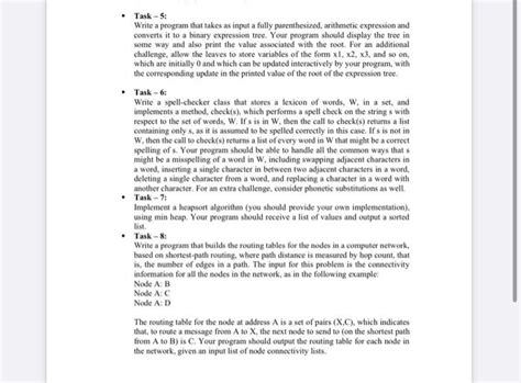 Solved Task 5 Write A Program That Takes As Input A Fully Chegg
